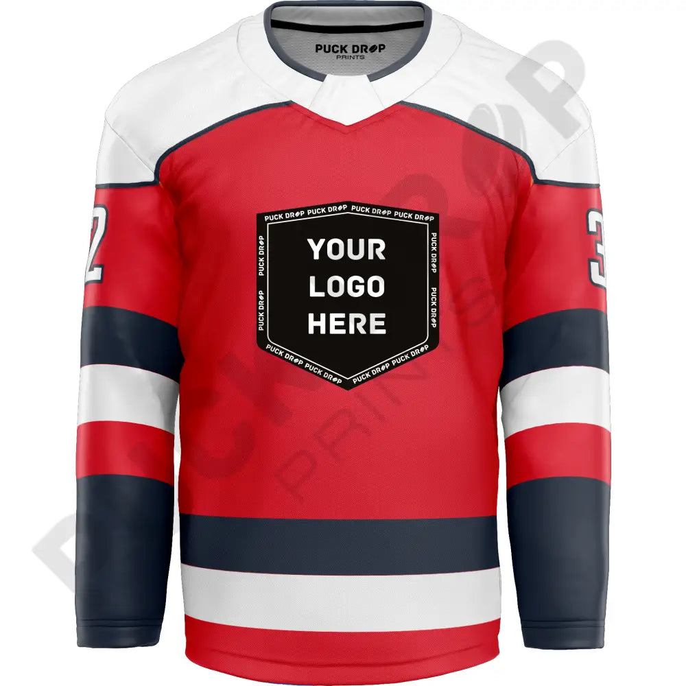 Washington Capitals 2025-26 Alt Jersey Design – Puck Drop Prints